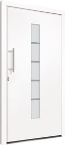 vidaXL Vchodové dveře hliník a PVC 110 x 210 cm [3056811] Barva: antracitová