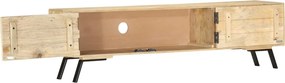 vidaXL TV stolek 140 x 30 x 40 cm masivní mangovníkové dřevo [286152]
