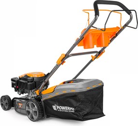 POWERMAT Benzínová sekačka PM-KSS-5S, s pohonem 5 koní, 40 l, 5v1 PM0976