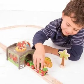 Bigjigs Rail Dinosauří tunel T-Rex / od 3 let
