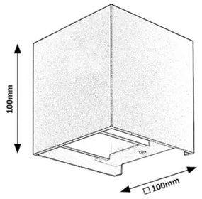 Rabalux 7397 - Venkovní nástěnné svítidlo SOLIN 1xG9/42W/230V IP54 bílá