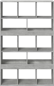 Dělicí stěna betonově šedá 100 x 33 x 156,5 cm kompozitní dřevo 3309531