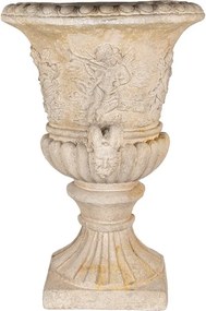 Béžový nástěnný květináč s anděly v barokním stylu Baroque - 54*27*76cm