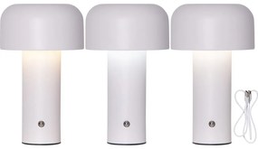 Bílá LED stolní lampa (výška 21,5 cm) Bobby – Star Trading