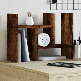 vidaXL Stolní organizér 34,5x15,5x35,5 cm kompozitní dřevo [848057] Barva: kouřový dub