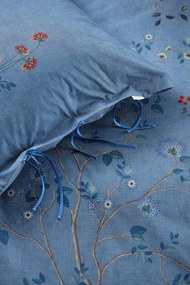 Pip Studio perkálové povlečení Desi Garden Blue - 140 x 200 +70x90, modré (Luxusní modré perkálové povlečení na jednolůžko)