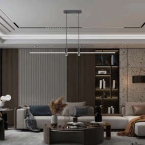 LED Solution Černé závěsné LED svítidlo designové 80cm 19W 10060