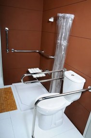 Sapho HANDICAP WC kombi zvýšený sedák, spodní odpad, bílá BD301.410.00