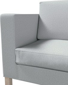 Potah na pohovku IKEA  Karlanda rozkládací, krátký barva šedá látka pletený vzor