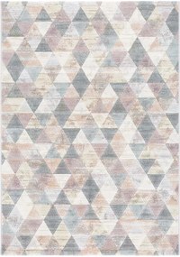Moderní kusový koberec Ragolle Argentum 63263 6747 Trojúhelníky vícebarevný Rozměr: 200x290 cm
