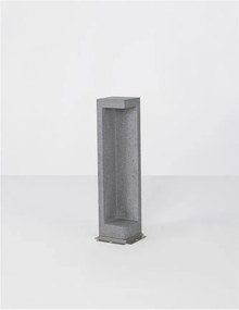 NV 9790021 Venkovní sloupkové svítidlo GRANTE šedý beton a hliník LED 5W 3000K 220-240V IP65 - NOVA LUCE