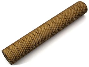 Béžovo-hnědá plastová ratanová stínící rohož &quot;umělý ratan&quot; (role) - délka 500 cm
