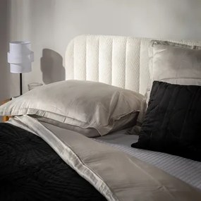 Postel boxspring VALO bílá 160x200