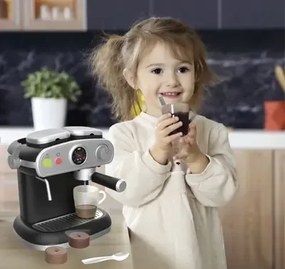 SMOBY Kávovar Espresso černá/stříbrná / Hra na profese / Zvukové a svě