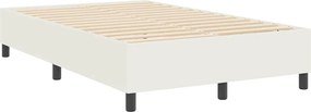 Rám platformy Krémová 120 x 190 cm Žebrovaná látka 3337399