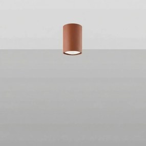 Sollux Lighting Stropní svítidlo LAGOS 10 okrově červené