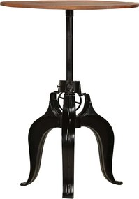 Barový stůl z masivního recyklovaného dřeva 75 x (76–110) cm 245269