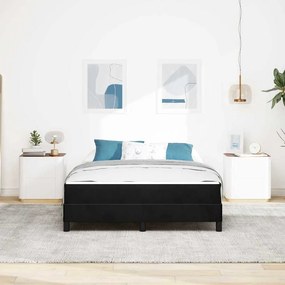 Postel s boxspringem s matrací Černá 160 x 200 cm textil 3398703