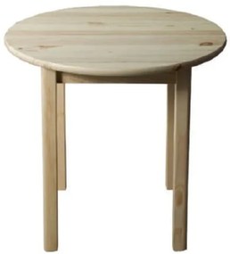 ImportWorld Stůl kruhový Pavel - průměr 90 cm (Barva dřeva: Dub)