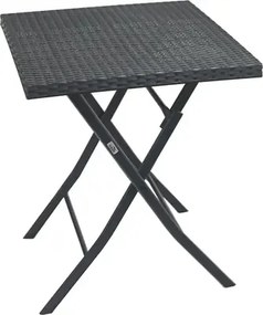 Cattara GRADO 2+1 / Kempingový set stůl a židle / PE ratan / kov / nos