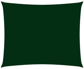 vidaXL Stínící plachta oxfordská látka obdélníková 3x5 m tmavě zelená