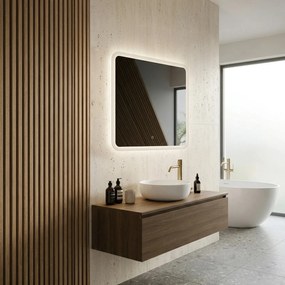 Tutumi Zrcadlo 70x70 cm s regulovatelným LED osvětlením HOM-01521