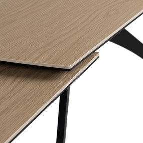 Rozkládací jídelní stůl s přídavnou deskou 90x180 cm Rocía – Ixia