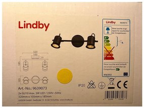 Lindby - Bodové svítidlo CANSU 2xGU10/5W/230V