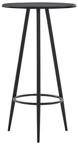 Barový stůl černý 60 x 107,5 cm MDF 281543