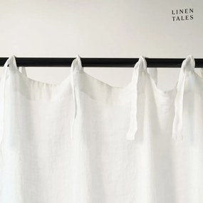 Bílá lněná záclona 130x170 cm White – Linen Tales