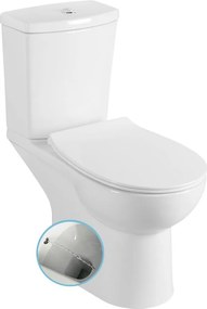 Sapho Sapho, KAIRO CLEANWASH WC kombi s bidetovou sprškou, zadní odpad, splachovací mechanismus, PC106