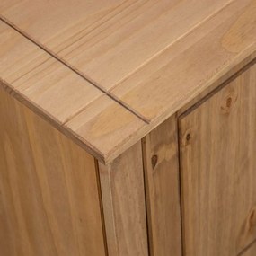 TV skříňka 120 x 40 x 50 cm masivní borovice řada Panama 282670