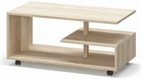 Casarredo Konferenční stolek na kolečkách TURIN sonoma