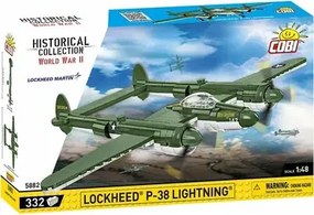 COBI 5882 II WW Lockheed P-38 Lightning / 332 kostek / 1:48 / od 7 let