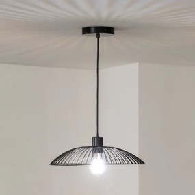 Brilagi - LED Lustr na lanku CERIA WIRE 1xE27/40W/230V pr. 26 cm černá