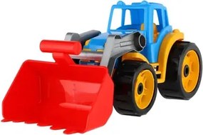 TEDDIES Traktor s nakladačem a bagrem / Traktor / Plast / Volný chod /