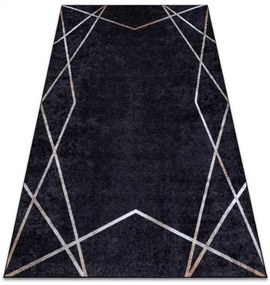 Dywany Luszczow Dětský kusový koberec MIRO 51233.811 pratelný  Geometrická protiskluz, černý Rozměr koberce: 140 x 190 cm