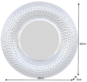 Nástěnné zrcadlo Alijah 60 cm stříbrné