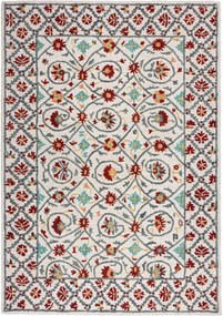 XXXLutz TKANÝ KOBEREC, 120/170 cm krémová, červená Flair Rugs - Online Only koberce & rohožky - 003165028801