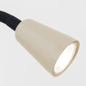 Orion - Flexibilní stolní lampa s klipem DOTTY 1xGU10/10W/230V béžová/černá