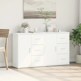 Příborníky 2 ks bílé 60 x 31 x 70 cm kompozitní dřevo 3276553