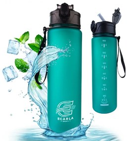 Flamenco Mystique Tyrkysová matná sportovní láhev na vodu 750ML ECARLA SPORTS BD50