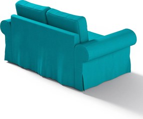 Potah na pohovku IKEA Backabro 2-místná, rozkládací barva modrá látka pletený vzor