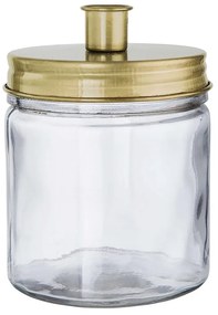 Butlers CANDLE JAR Sklenice se svícnem - zlatá