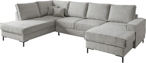XXXLutz SEDACÍ SOUPRAVA, textil, barvy stříbra MID.YOU - Sedací soupravy - 002310021728
