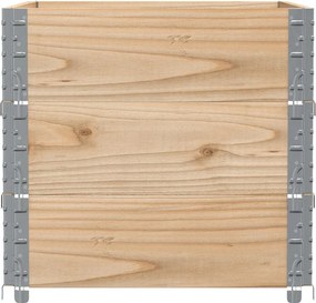 Zahradní truhlík 80 x 60 cm masivní borové dřevo 3295419
