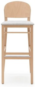 BILLIANI - Barová židle ALOE s čalouněným sedákem