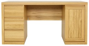 Drewmax BR302 dřevěný psací stůl masiv dub
