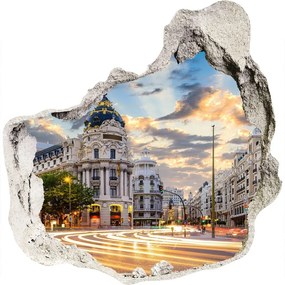 Wallmuralia Fototapeta díra na zeď Madrid Španělsko 75x75 cm
