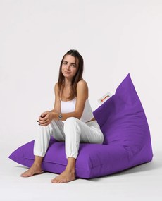 Atelier del Sofa Zahradní sedací vak Pyramid Big Bed Pouf - Purple, Purpurová